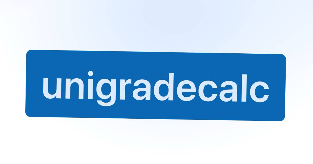 unigradecalc - University Grade Calculator